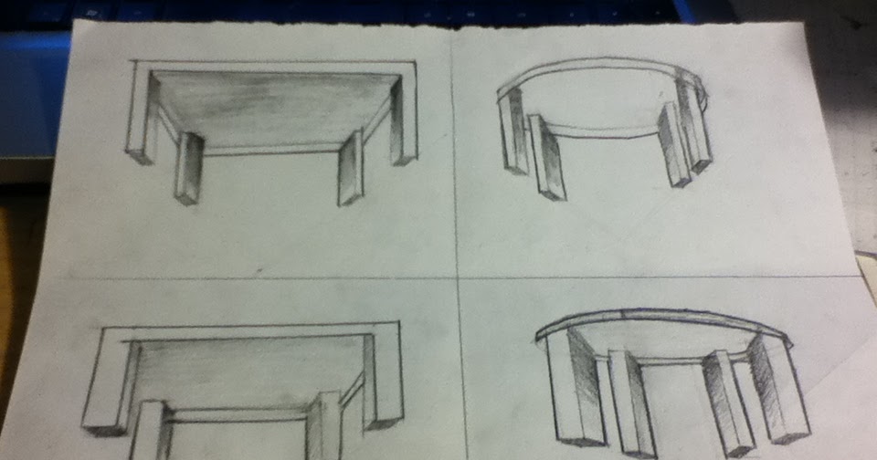Burning with Passion: Day 2: Learnt to draw a table with one point ...